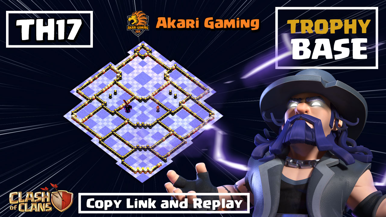 New Base TH17 Thủ Lính Sự Kiện Leo Rank 5k6 Huyền Thoại Clash of clans